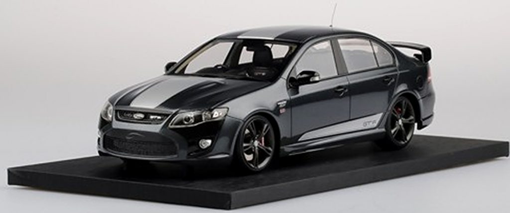 FPV GT F – Smoke with Silver stripes – Riverina Model Cars Plus