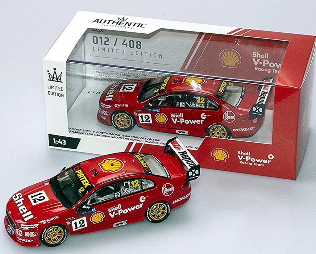 *Shell V-Power Racing Team #12 Ford FGX Falcon 2018 Sandown 500 Retro ...