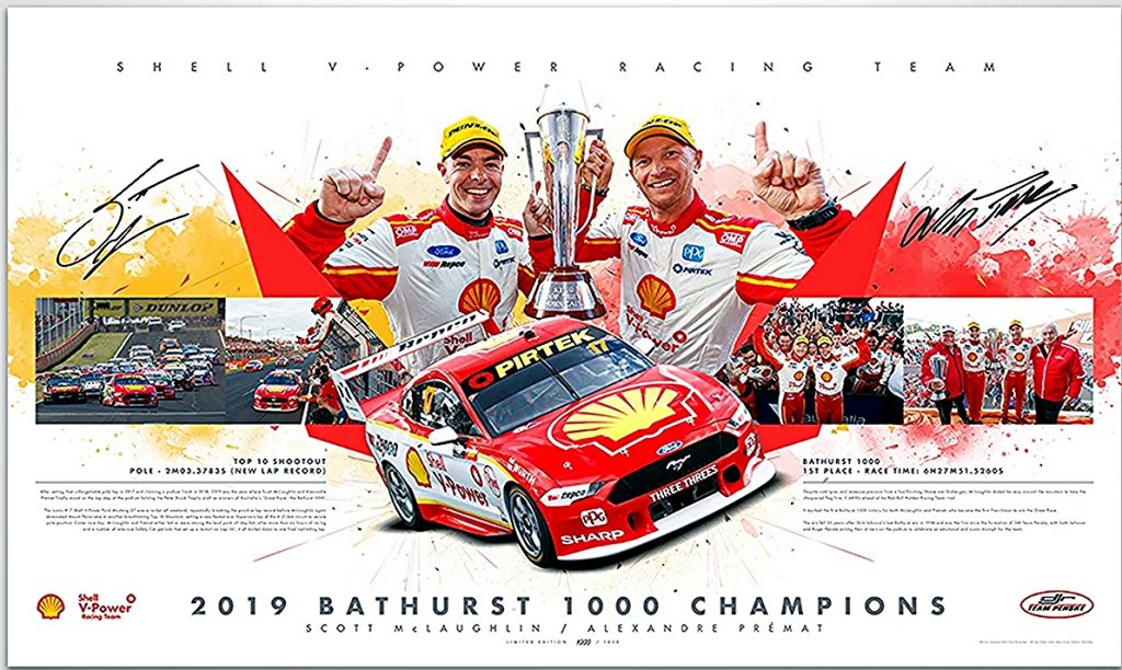 Shell V-Power Racing Team 2019 Bathurst 1000 Champions Signed Limited ...