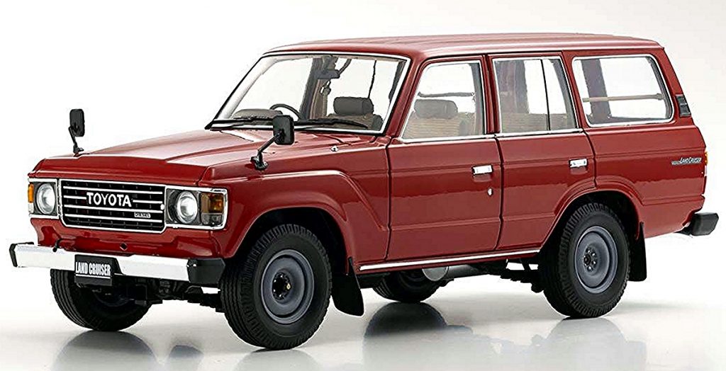 Toyota Land Cruiser 60 Series Diesel – Red – Riverina Model Cars Plus