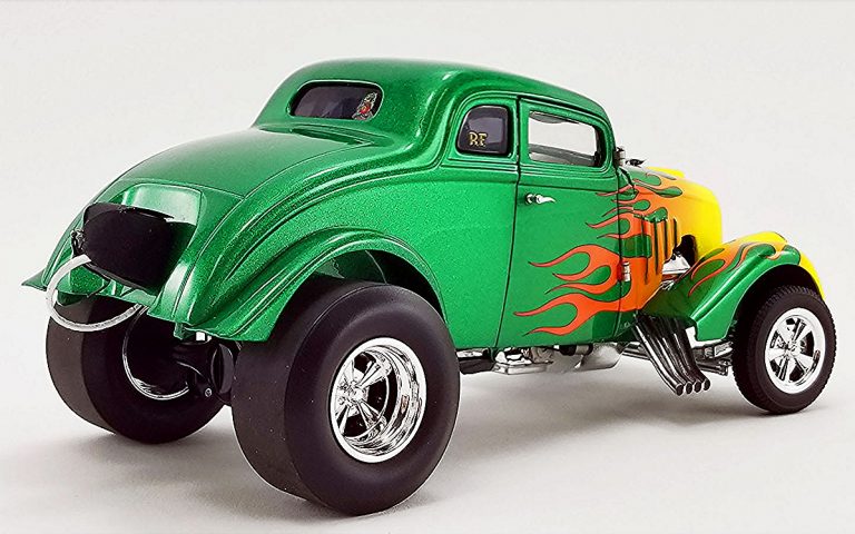 Rat Fink 1933 Willys Gasser – Green with Flames – Riverina Model Cars Plus