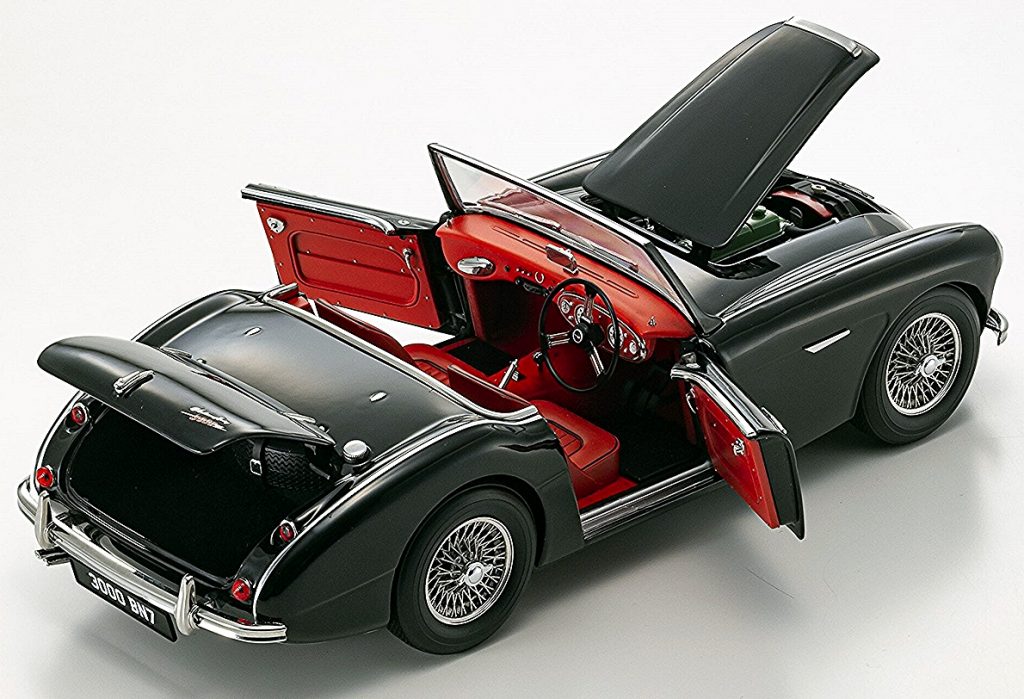 Austin Healey 3000 2 Seat – Black – Riverina Model Cars Plus