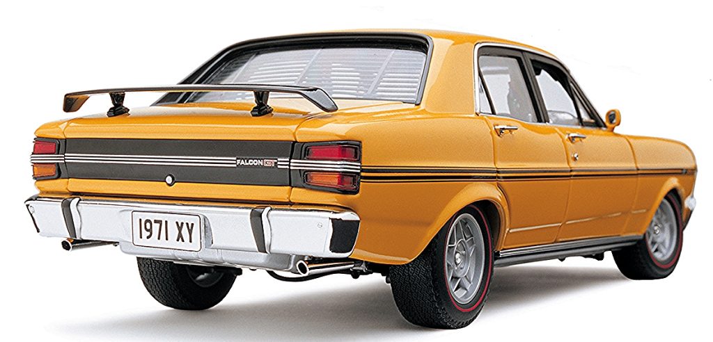 Ford XY Falcon Phase III GT-HO Yellow Ochre – Riverina Model Cars Plus