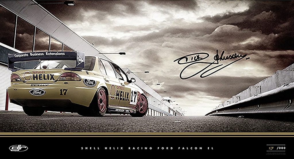 Dick Johnson Racing – Shell Helix Racing Ford Falcon EL Signed Limited ...