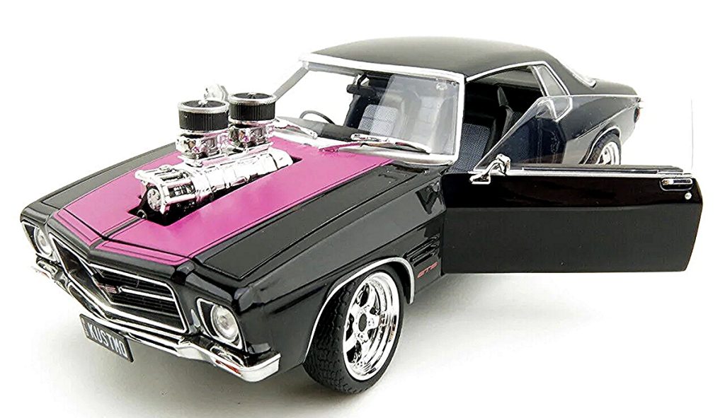 Holden Monaro HQ 1973 Black/Pink – Riverina Model Cars Plus
