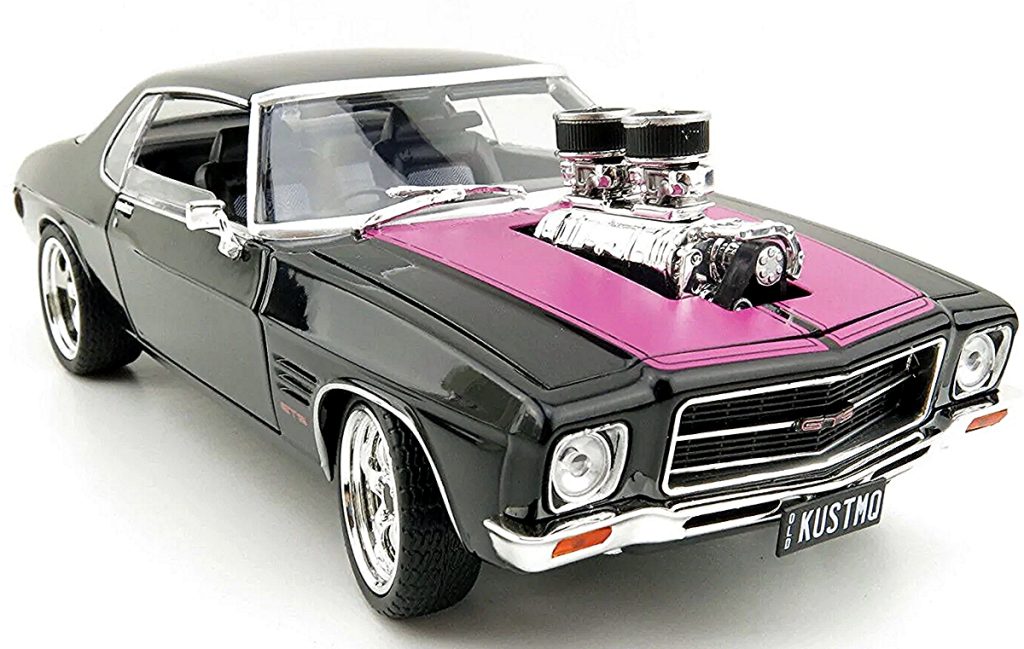 Holden Monaro HQ 1973 Black/Pink – Riverina Model Cars Plus