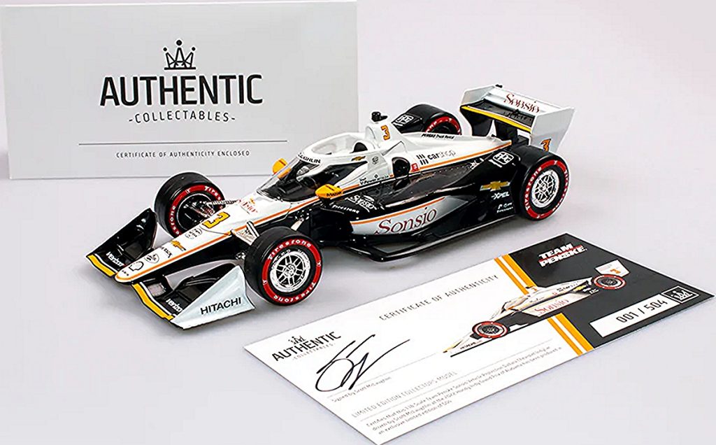 Team Penske #3 Sonsio Vehicle Protection Dallara Chevrolet IndyCar 2022 ...