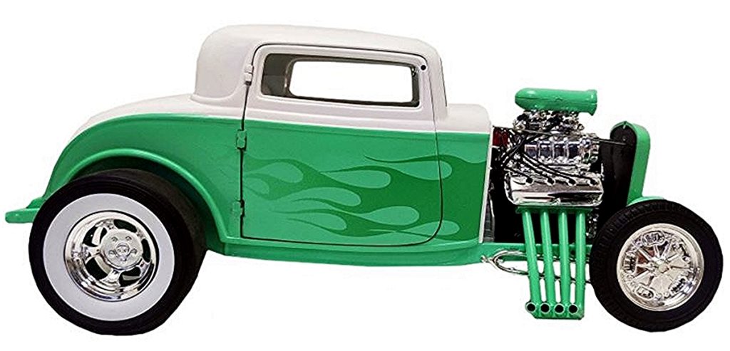 1932 Ford Blown Hot Rod Roadster 3 Window Coupe w/Flames – Riverina ...