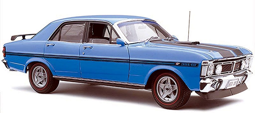 Ford XY Falcon Phase III GT-HO True Blue – Riverina Model Cars Plus