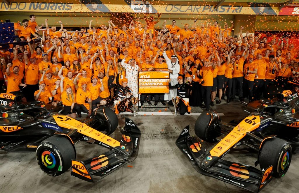 -McLaren MCL38 No.4 & No.81 Constructor Champion F1 2024 – Lando Norris & Oscar Piastri ...