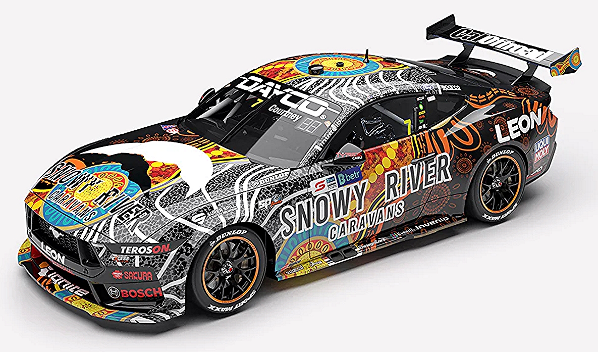 *Snowy River Racing #7 Ford Mustang GT 2025 Betr Darwin Triple Crown Indigenous Round James ...