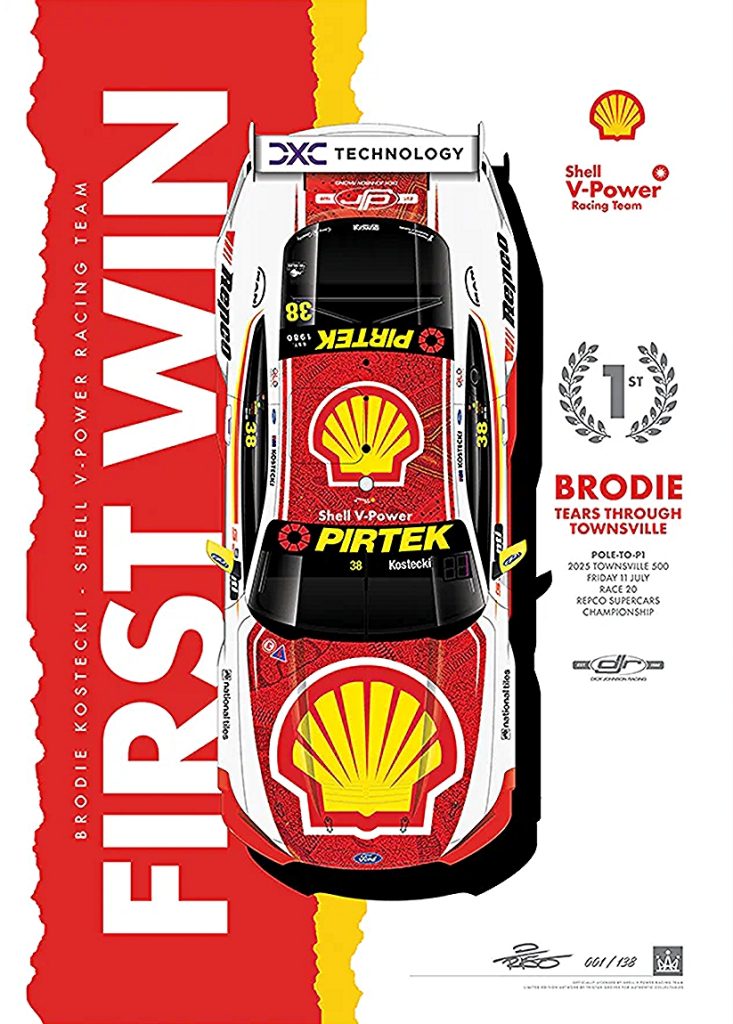 Shell V-Power Racing Team Brodie Kostecki First Win Limited Edition ...
